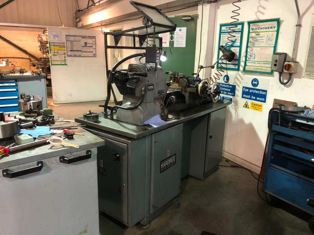 Hardinge HCT Lathe with equipment & DRO - 1st Machinery