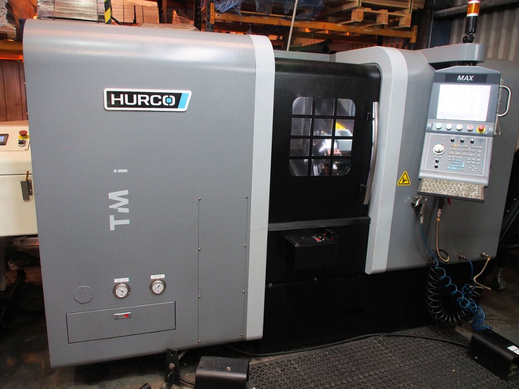 Hurco TM8i CNC Lathe (2014) and Hydrafeed short magazine barfeed - 1st ...