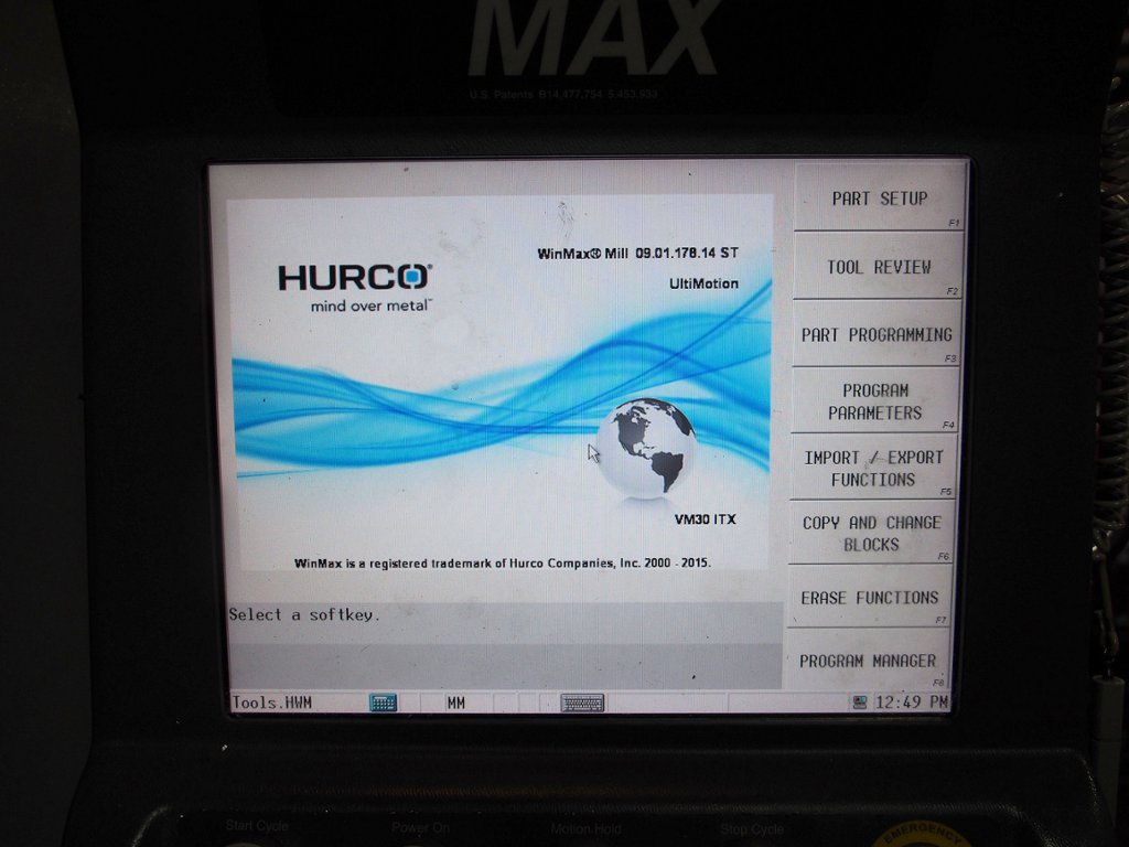 Hurco VM30 Vertical Machining Centre (2014) - 1st Machinery