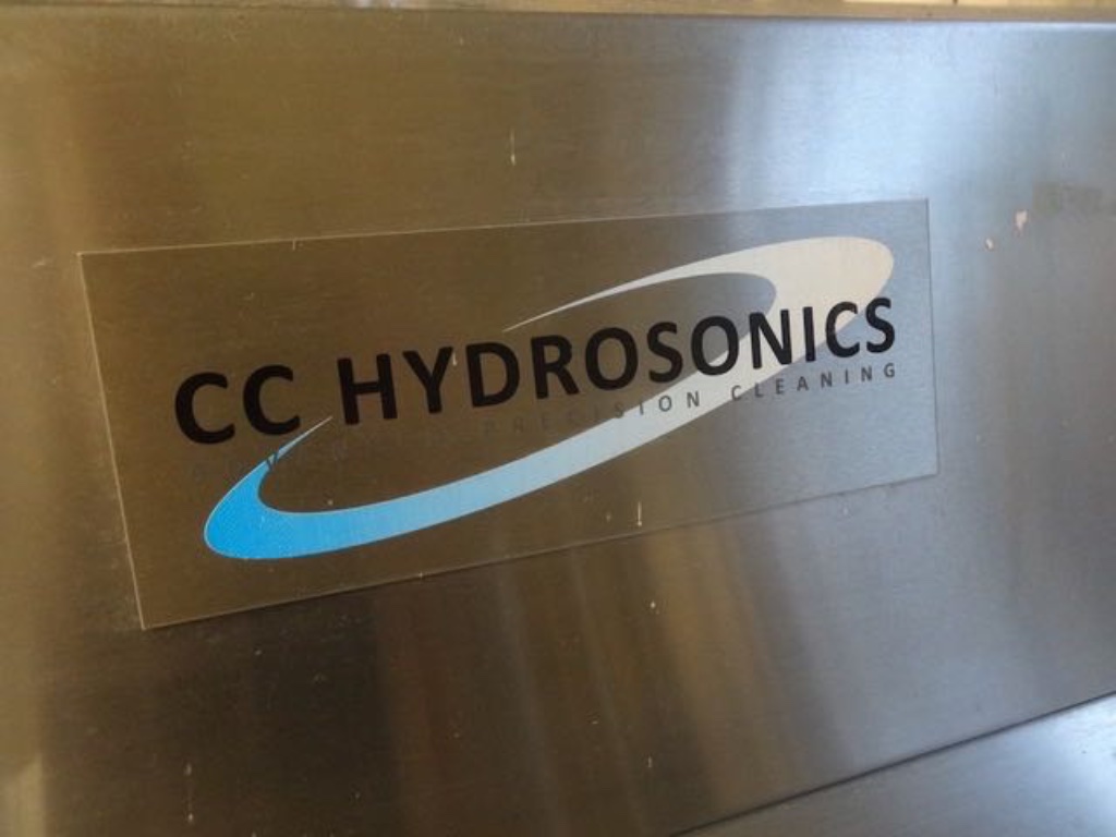 CC Hydrosonics Parts Cleaner - 1st Machinery