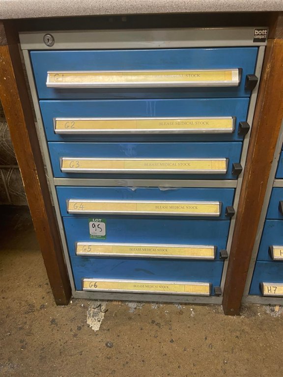 Bott Compact Sliding Drawer Cabinet - 1st Machinery