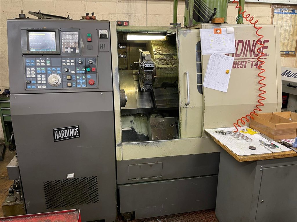 Used Hardinge conquest T42 CNC Lathe - 1st Machinery