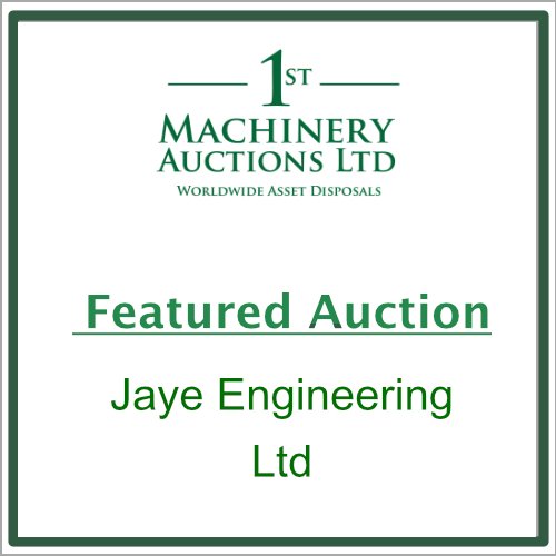 Featured Auctions - 1st Machinery