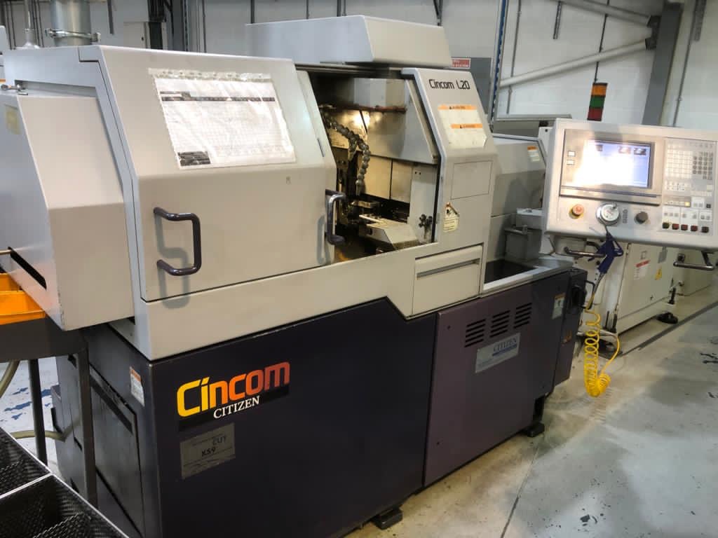 Citizen L20 Sliding Head Lathe with Barfeed (1998) - 1st Machinery