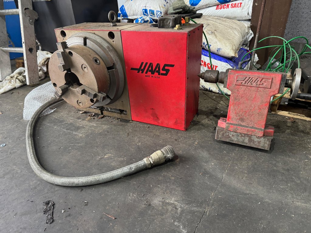 Haas HRT 310 4th Axis Rotary Table complete with tailstock - 1st Machinery