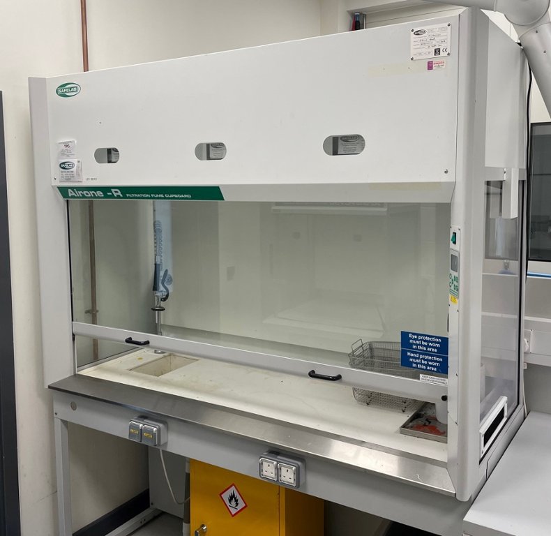 Safelab Airone 1800R Fume Cabinet (2014) - 1st Machinery