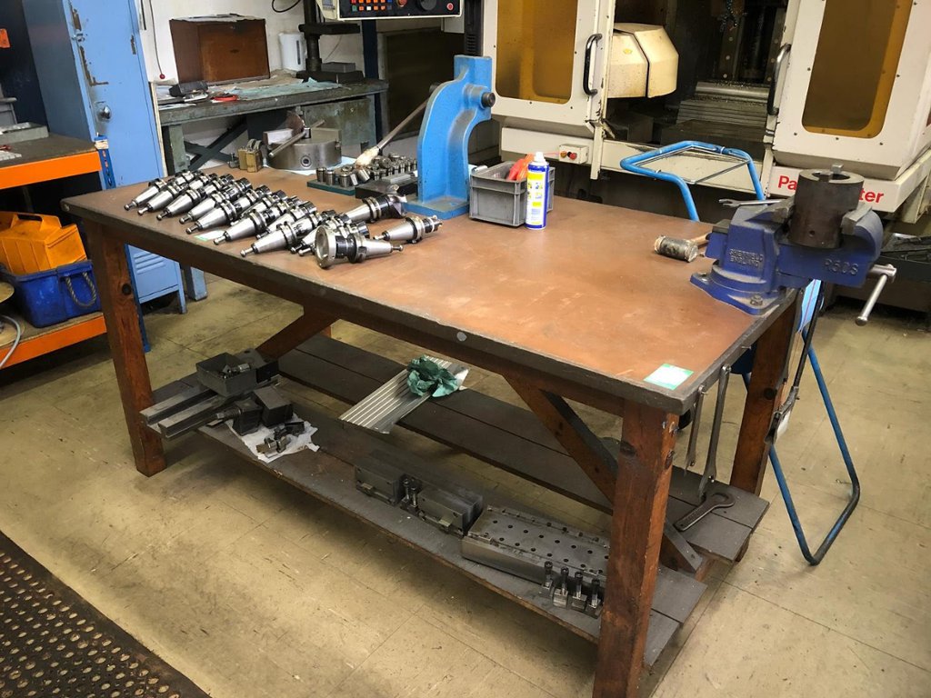 Table with Vice and Punch - 1st Machinery