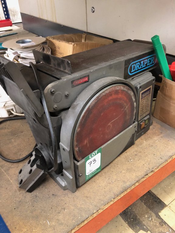 Draper Disc Sander - 1st Machinery