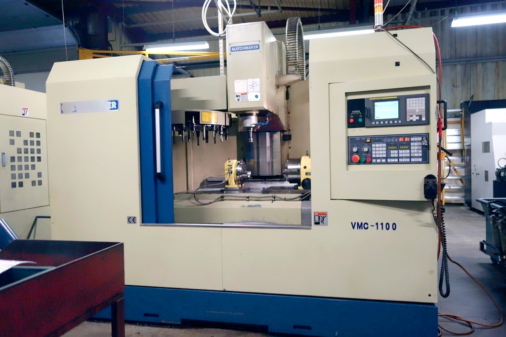 Matchmaker VMC 1100 (2007) - Fanuc Control With Nikke 4th Axis - 1st Machinery