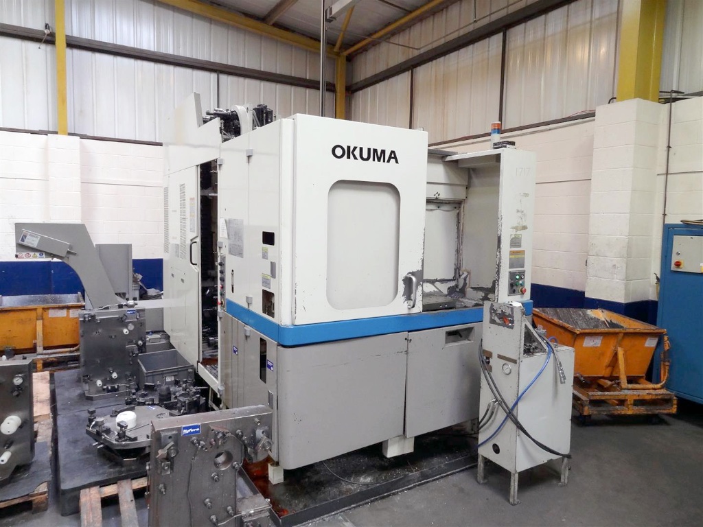 Okuma MX-40HA Twin pallet Horizontal Machining Centre (Year 2004) (2 ...