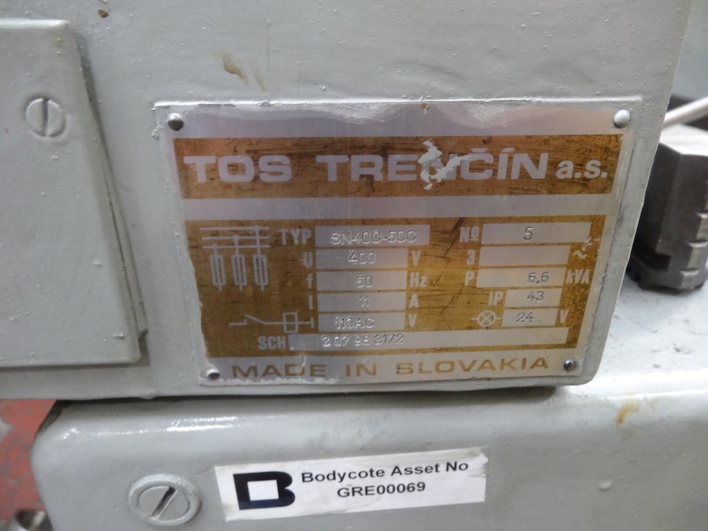 TOS SN40C Lathe (1) - 1st Machinery